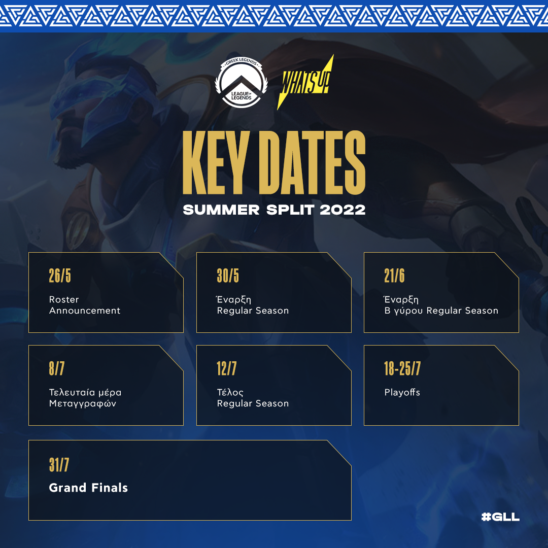 Το GLL επιστρέφει την Δευτέρα 30/5, στις 19:00! – Greek Legends League